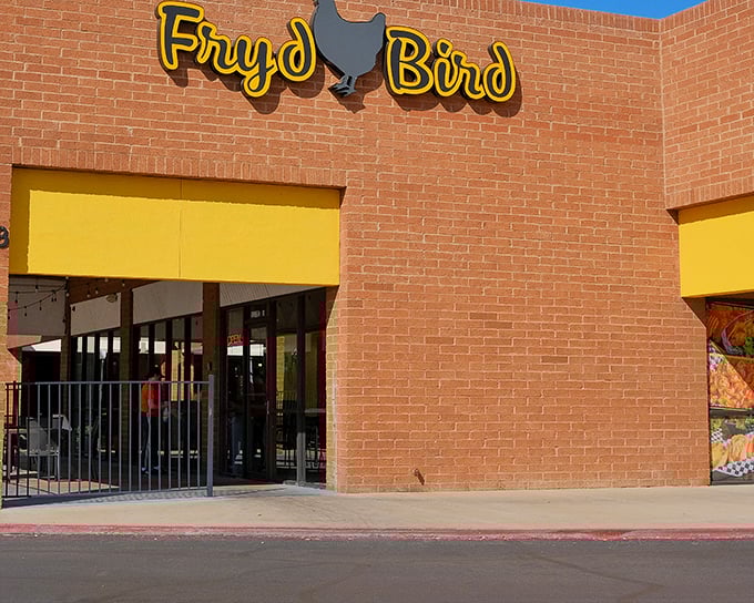 Clean lines and golden chicken - this Mesa spot proves that modern comfort food can be beautifully straightforward.