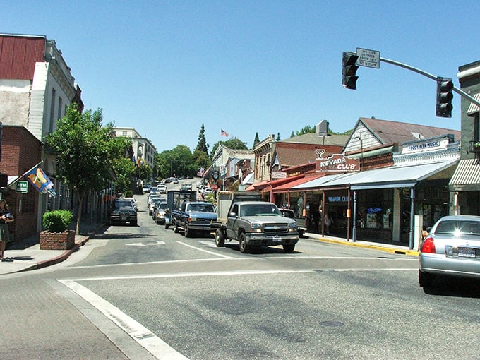 Where the Nevada Club meets Peggy's Old Time Music! Grass Valley's main street serves up a delicious slice of Americana with extra nostalgia on the side.