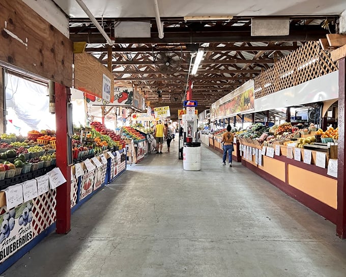 Fresh finds and wide aisles at International Market World’s produce paradise. The only tough choice? Apples or oranges… or maybe both.