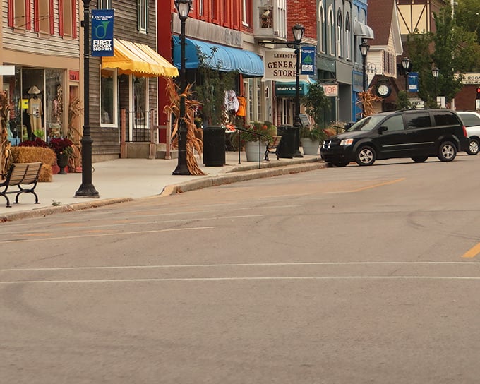 Fall colors frame Lexington's welcoming streets. When Mother Nature decides to show off her painting skills.