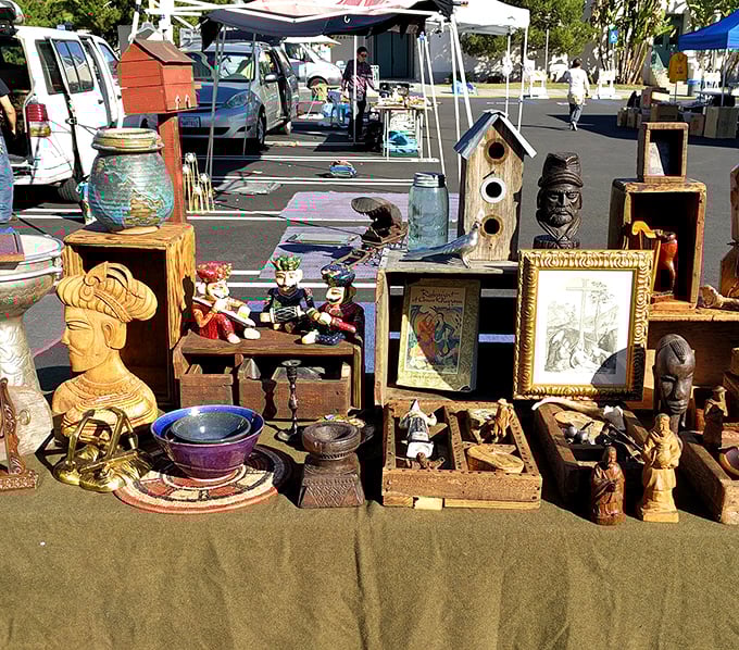 Little treasures with big personalities—PCC Flea Market’s stalls are part gallery, part time machine.