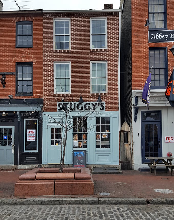 Three stories of Baltimore history with a ground floor dedicated to hot dog perfection – that's Stuggy's for you.