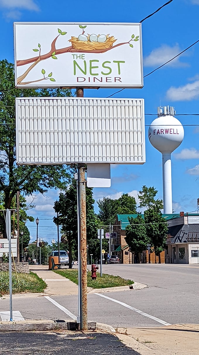 In the shadow of Farwell's water tower, The Nest serves up the kind of meals that make Sunday mornings worth waiting for.