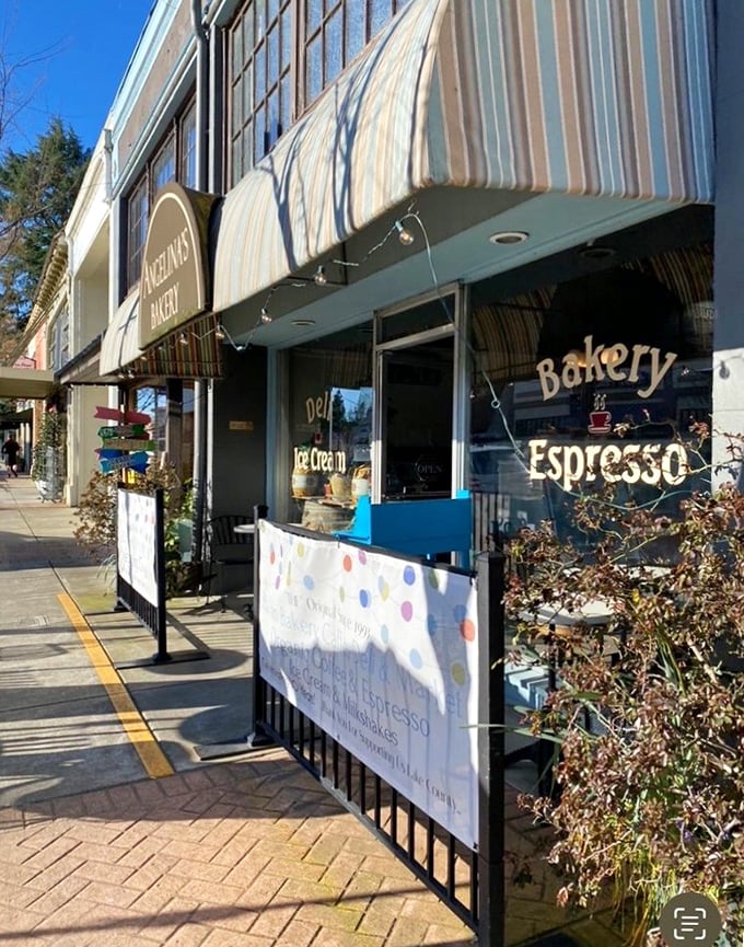 Angelina's Bakery tempts passersby with the universal language of carbs – where espresso and pastries create the kind of morning ritual worth getting out of bed for.