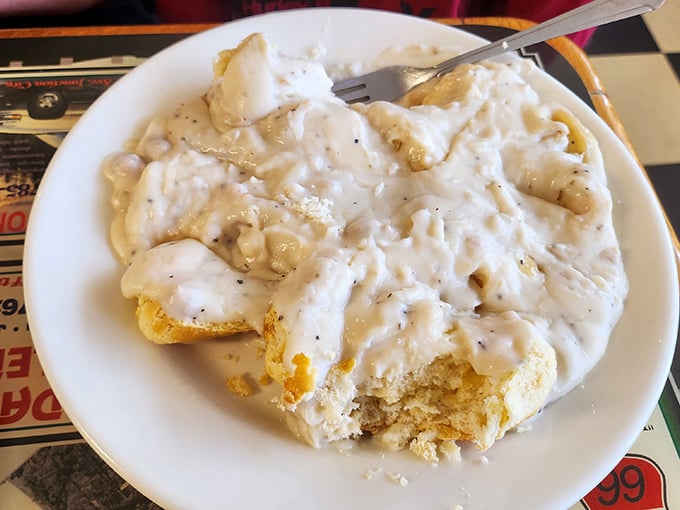 Biscuits and gravy – the dish that's launched a thousand debates about whose grandma made it best. Stacy's version might just end the argument.