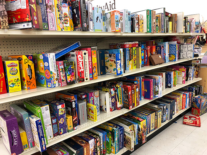 Board game heaven for rainy day enthusiasts—complete with all the pieces, unlike the Monopoly set gathering dust in your attic.