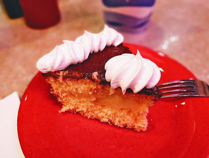Boston cream pie that would make a Bostonian nod in approval—a dessert worth saving room for, no matter how many clams you've devoured.