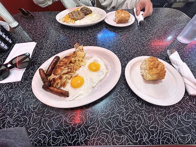 The breakfast platter that answers the eternal question: "Why choose one thing when you can have everything?"