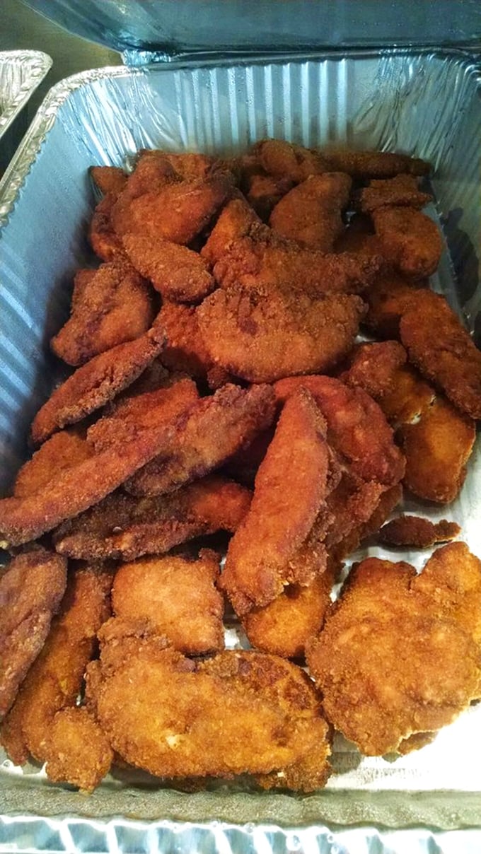 Golden-fried chicken tenders that would make Colonel Sanders jealous. Comfort food that transcends age – equally loved by kids and adults.