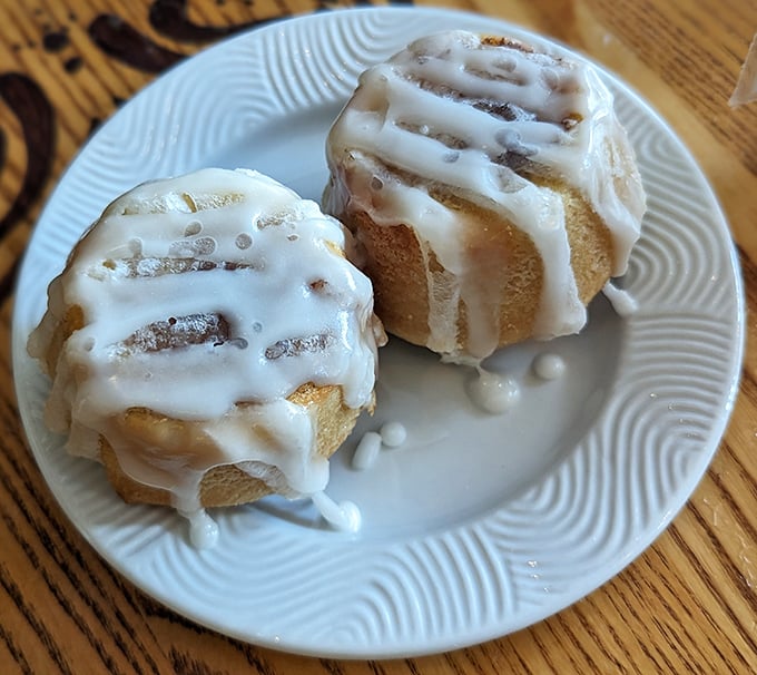 These cinnamon rolls don't just speak to you—they sing a full Broadway number complete with jazz hands and a standing ovation. 