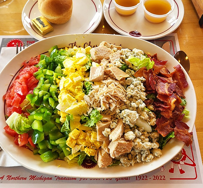 The Cobb salad that answers the eternal question: "Can I be healthy while still technically eating cherries?" The answer is a delicious yes.