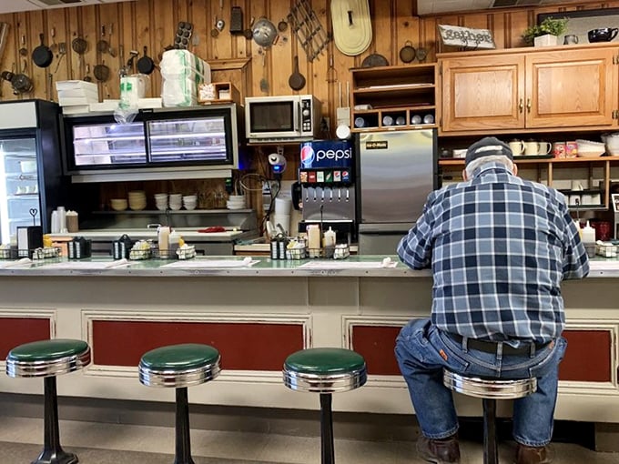 The counter where regulars have been solving the world's problems over coffee for decades. Some say the best advice in Ohio is dispensed here.