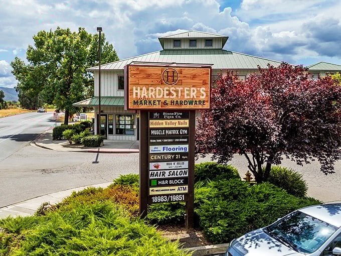 Hardester's Market – where shopping feels less like a chore and more like catching up on the town's unofficial news network.