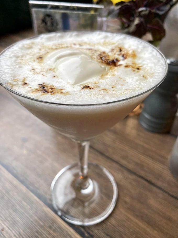 A crème brûlée with a sugar crust so perfectly torched it makes that satisfying crack that's music to dessert lovers' ears.
