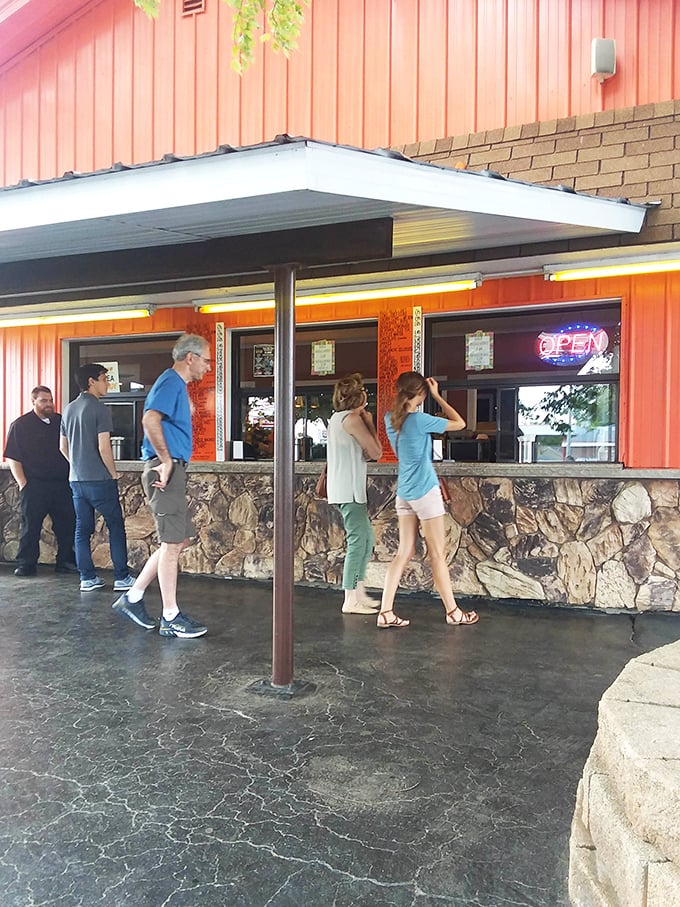 The time-honored tradition of waiting in line at Jaenicke's – where anticipation is just the first course in a meal of simple pleasures.