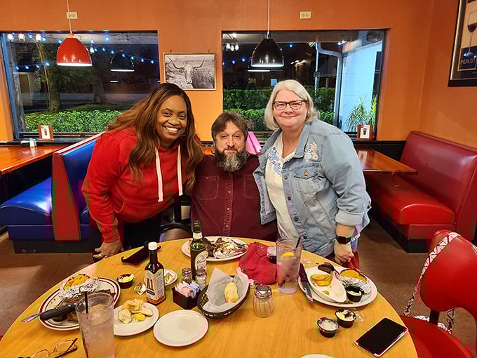 Happy diners gathered around a table loaded with promise—proof that good food creates better conversations and lasting memories.