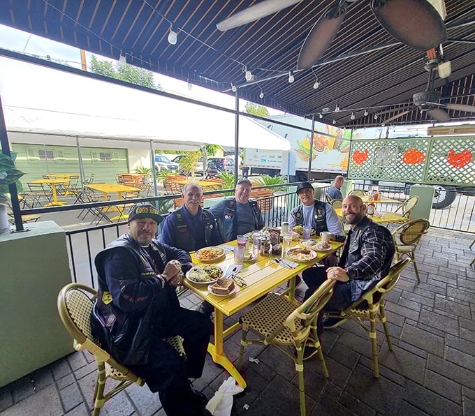 Where locals gather like they're attending a delicious family reunion every single day.