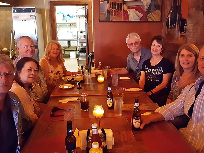 Good food brings people together—around this table, strangers become friends united by the universal language of exceptional beef.