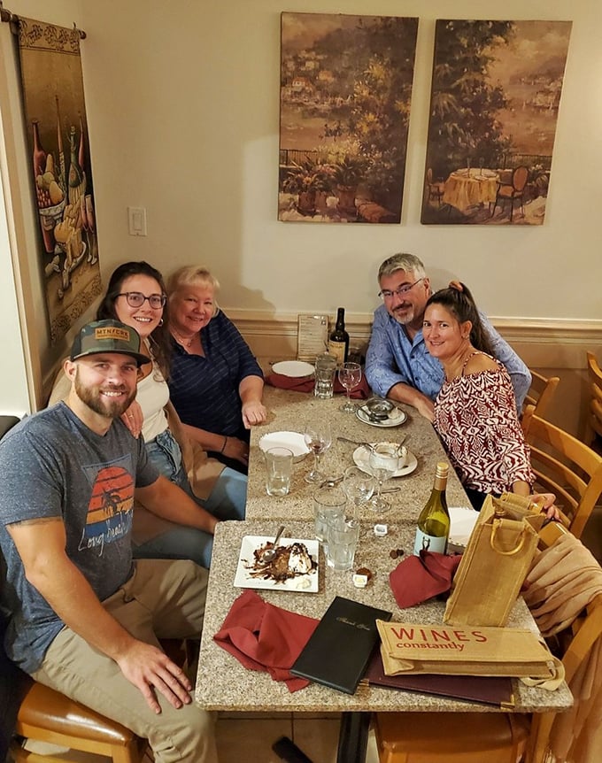 Happy faces around the table tell the whole story – this is where memories are made over exceptional food.