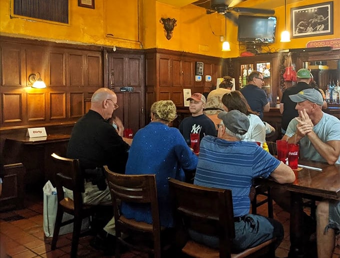 The true measure of a great local spot: regulars who've claimed their tables through decades of loyal patronage. These folks know what's good in Columbus.