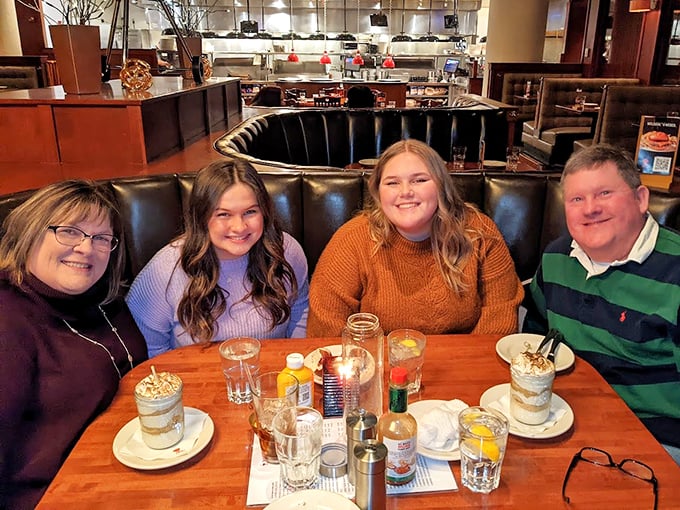 The best meals create memories that outlast the food itself—these folks are banking happiness deposits they'll withdraw for years.