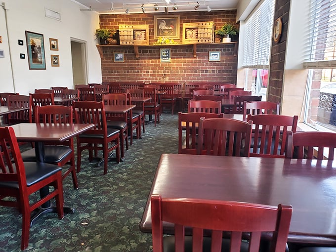 The dining room at Miller's feels like a community living room where strangers become friends over shared appreciation of perfect fried chicken.