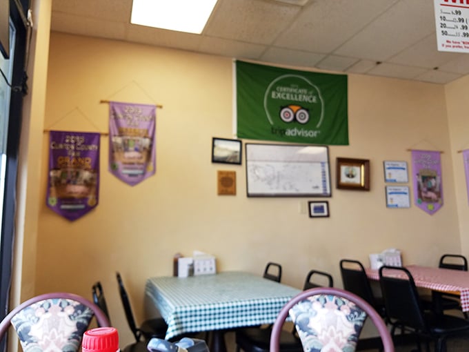 Award banners on the wall tell the tale—this isn't just good barbecue for Pennsylvania, it's good barbecue, period.
