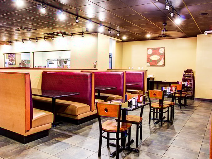 The dining area has that "Cheers" quality—where everybody might not know your name yet, but they'll remember your pancake order.