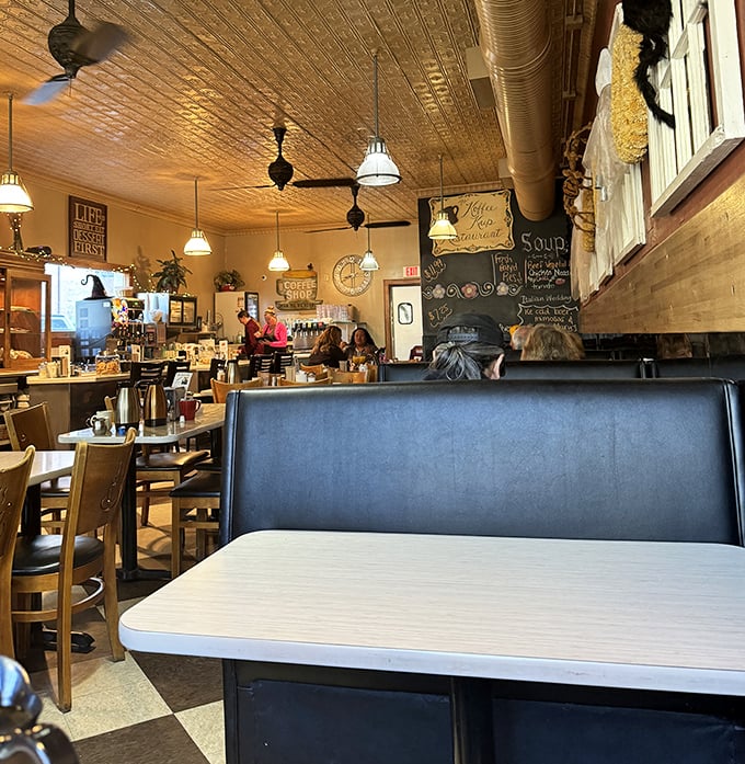 The dining area feels like Wisconsin's living room—where strangers become neighbors over plates of eggs and endless coffee refills.