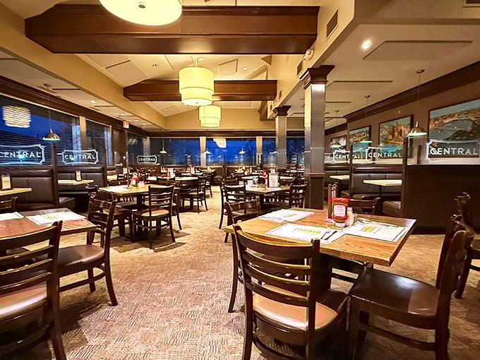 The evening dining room glows with possibility, each table a stage set for conversations, celebrations, and the occasional "you've got to try this" fork exchange.