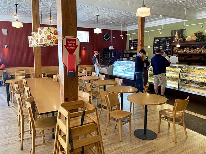 The bakery's interior strikes that perfect balance – casual enough for everyday visits, special enough to make Tuesday feel like a celebration.