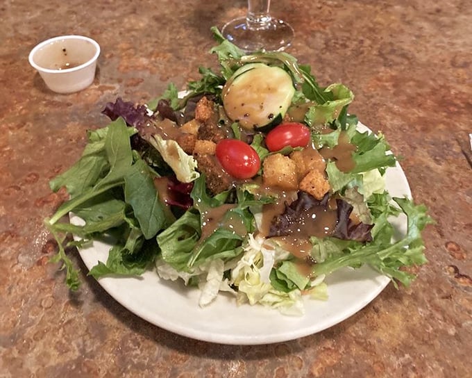 A dinner salad that actually makes you excited about vegetables – miracles do happen in Yreka.