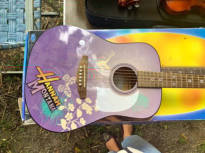 Hannah Montana's guitar proves that yesterday's tween obsessions become today's flea market finds faster than you can say "Sweet Niblets!"