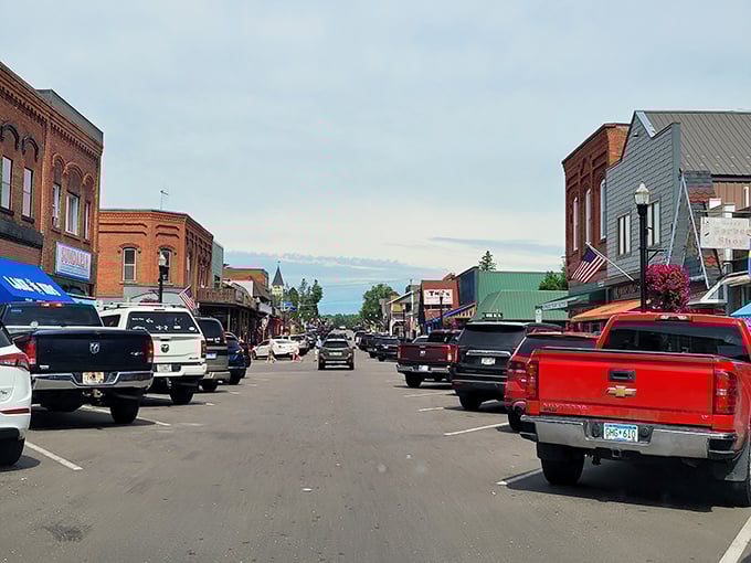 Downtown Hayward's historic buildings frame the perfect small-town streetscape, where pickup trucks outnumber sedans and everyone waves hello.