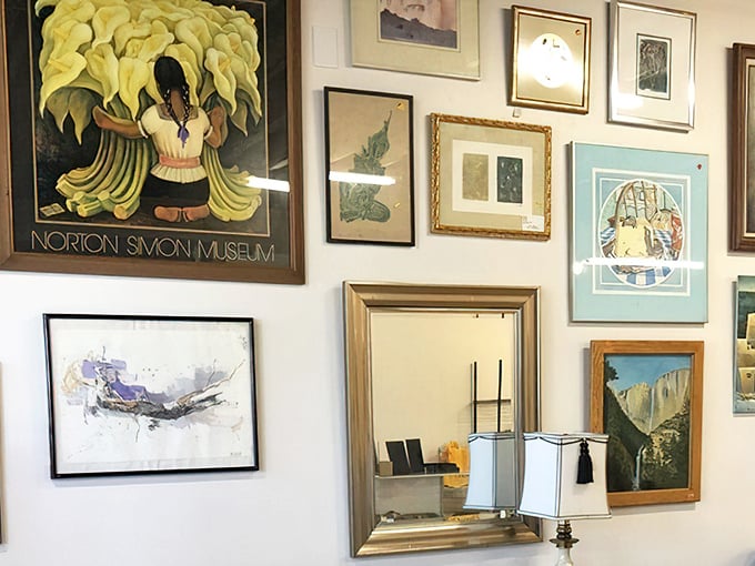 The art wall transforms ordinary spaces into galleries—that museum poster might have cost someone $50, but today it could be yours for pocket change.
