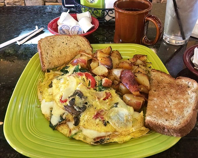 This garden omelet doesn't just bring the farm to your table—it brings the entire farmers' market, wrapped in perfectly cooked eggs.