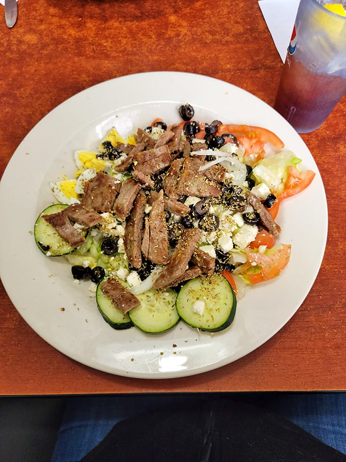 This Greek salad proves the diner doesn't just excel at comfort food – it's a refreshing option that doesn't sacrifice an ounce of flavor.
