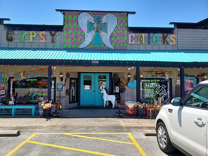 Gypsy Chicks Boutique brings whimsical charm to Granbury's shopping scene—proof that "Texas style" encompasses far more than just cowboy boots and Stetsons.