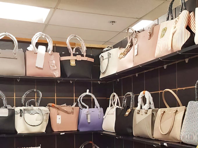 Handbag heaven for the fashion-forward bargain hunter. That perfect structured tote is just waiting for its forever shoulder.