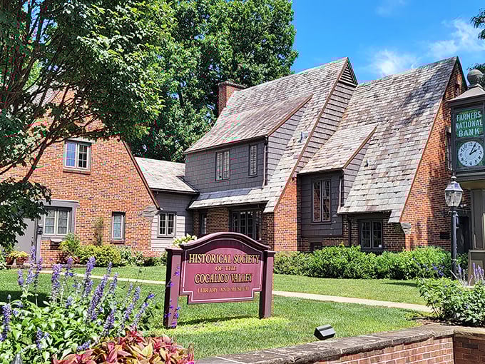 The Historical Society's charming buildings look like they jumped straight out of a storybook about American small-town life.
