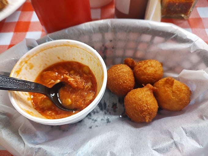Brunswick stew and hush puppies—the dynamic duo of Southern sides that turn a great meal into an unforgettable one.