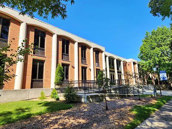 Berea College's modern buildings blend seamlessly with tradition. Where students earn degrees and life skills without the crushing debt that usually accompanies both.