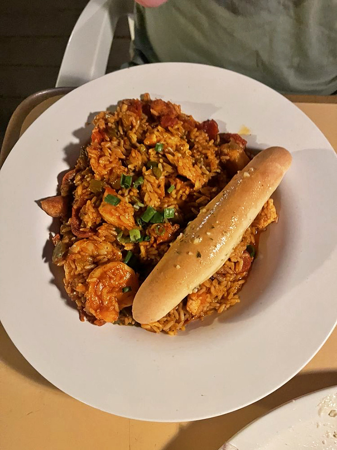 Jambalaya that transports you straight to New Orleans – a spicy, soulful medley that proves Florida knows how to borrow brilliantly from its neighbors.
