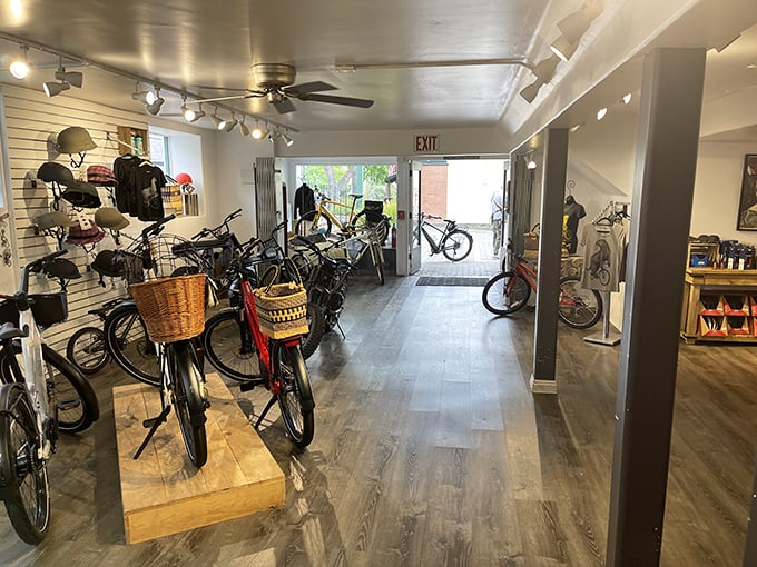 At Mad Dogs & Englishmen, bicycles aren't just transportation – they're lifestyle statements with baskets ready for baguettes and beach towels.