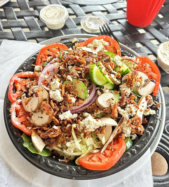 When you tell yourself "I'll just have a salad" but refuse to compromise on flavor. This isn't diet food – it's a legitimate meal choice.