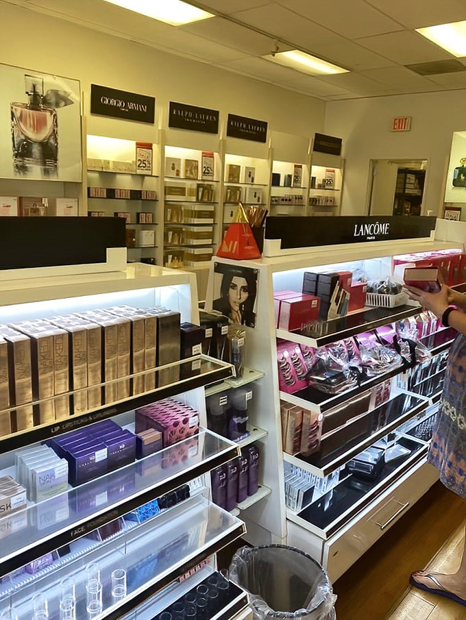 The cosmetics counter – where Lancôme and Giorgio Armani promise to make you look like you've always gotten eight hours of sleep.