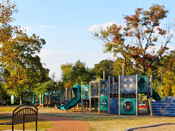 Milton Memorial Park's nautical-themed playground proves that even the youngest visitors can connect with the town's maritime heritage.