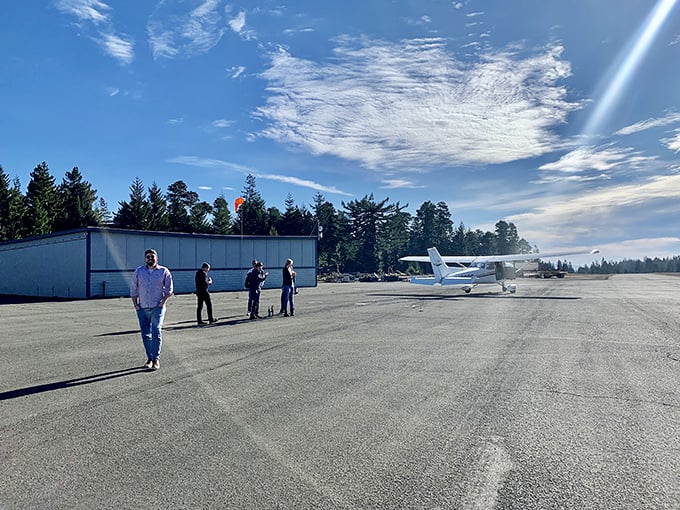 Ocean Ridge Airport proves that even arriving in Gualala is an adventure – a landing strip with Pacific views beats any commercial terminal.