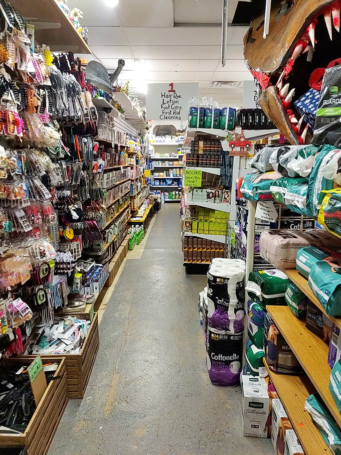 From everyday essentials to those "how did I live without this?" items. This aisle proves the market isn't just about treats—it's practical too.