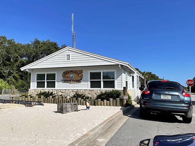 The ranger station – where park knowledge is dispensed with a side of Florida sunshine and genuine smiles.